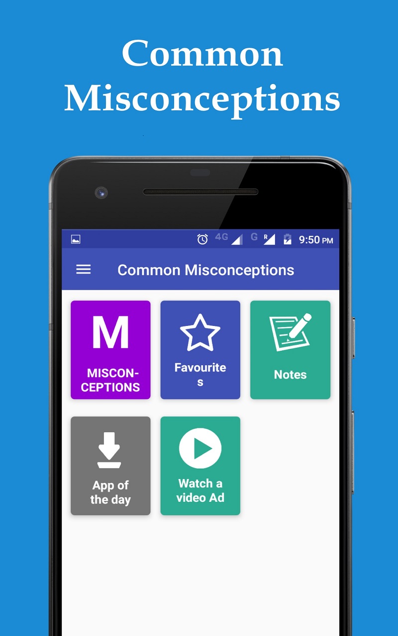 Common Misconceptions - App on Amazon Appstore