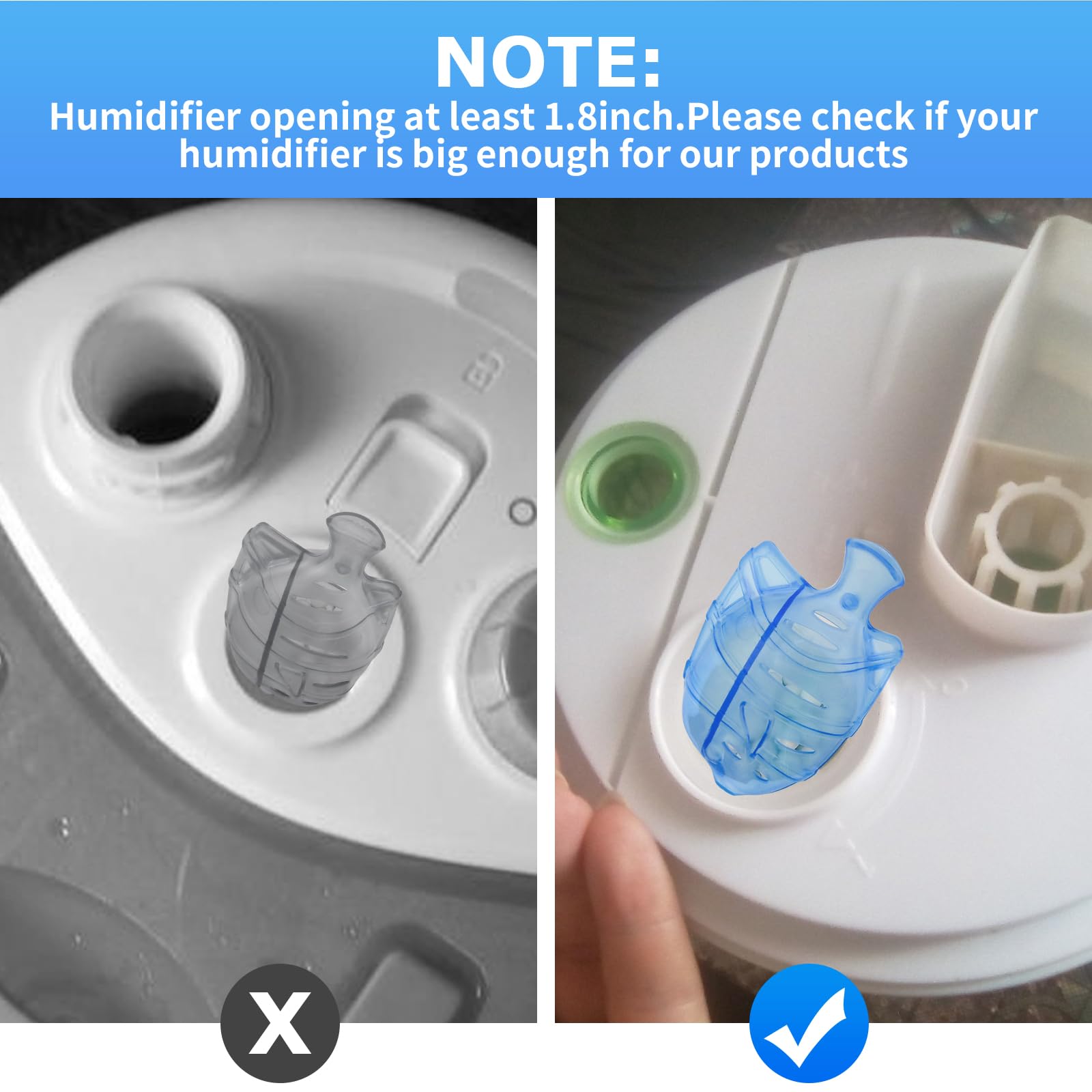 Snapklik.com : 16 Pack Humidifier Fish Cleaner, Universal Humidifier ...