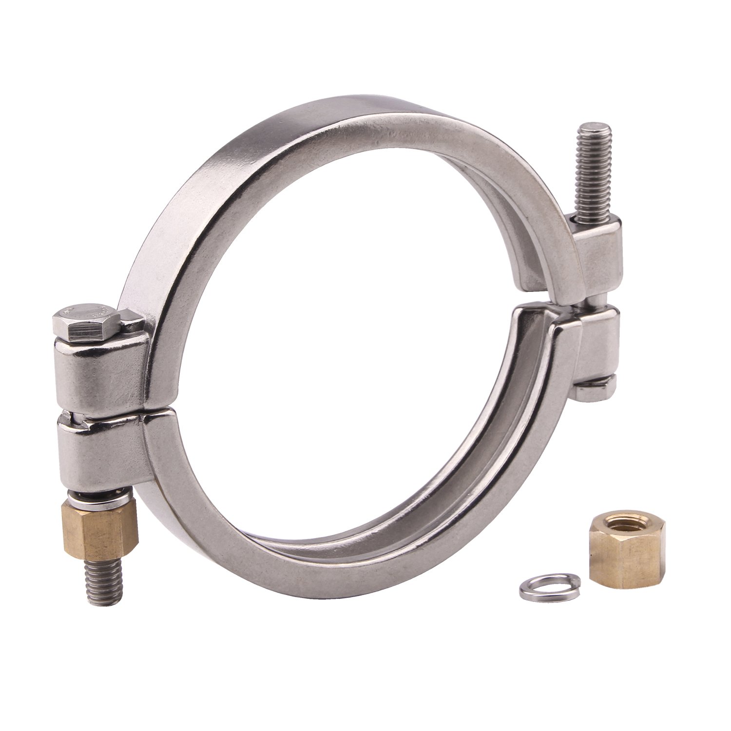Snapklik.com : DERNORD Sanitary Clamp High Pressure Bolted Tri Clamp ...