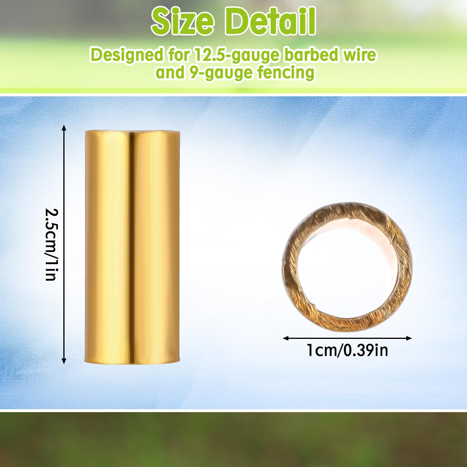 Snapklik.com : Blulu 50 Pack Fence Wire Splices For Barbed Wire Fencing ...