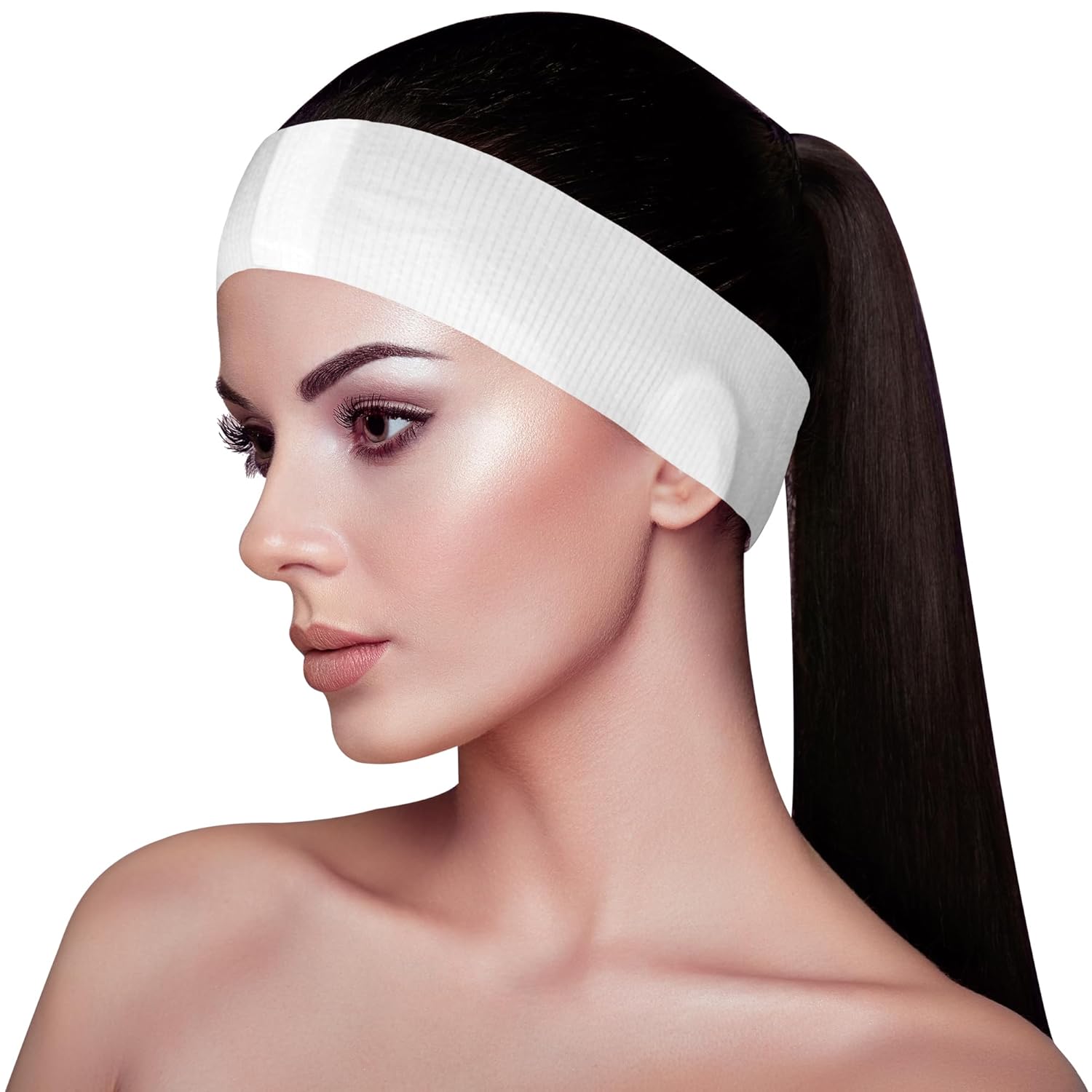 Amazon.com: Appearus Professional Disposable Headbands with Single Snap ...
