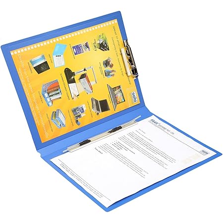 Solo SG- 502 Spring and Punchless File A4 - Blue : Amazon.in: Office ...