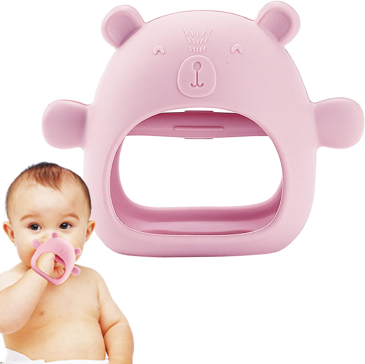 Amazon.com : Silicone Baby Teething Toys, Never Drop Baby Teether Toy ...