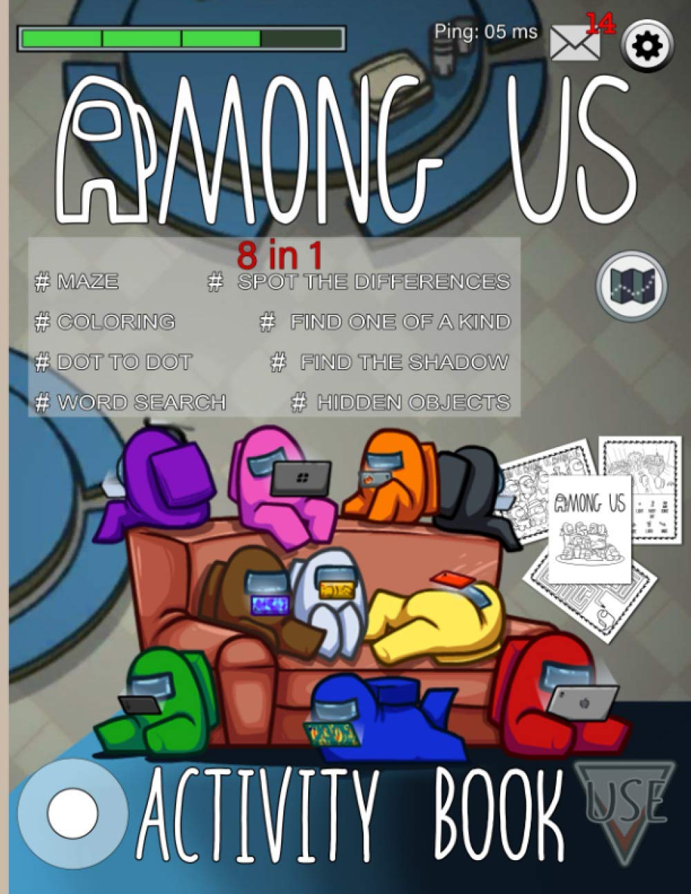 Buy Among Us Activity Book: Color Wonder Maze, Coloring, Find Shadow ...