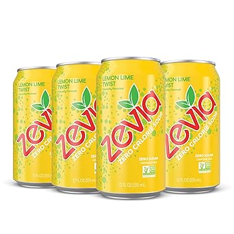 Amazon.com : Zevia Zero Calorie Soda, Lemon Lime Twist, 12 Ounce Cans ...