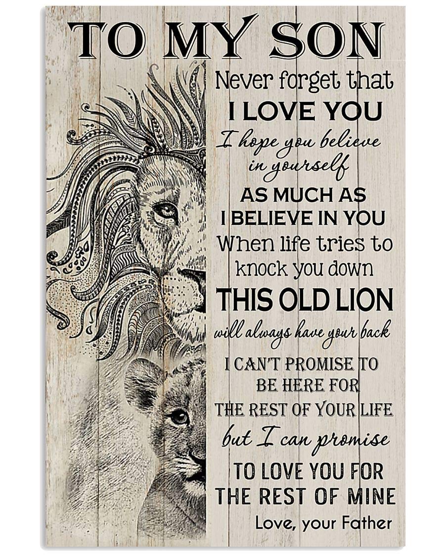 To My Son Poster Son Gift From Dad Best Gift | Desertcart INDIA