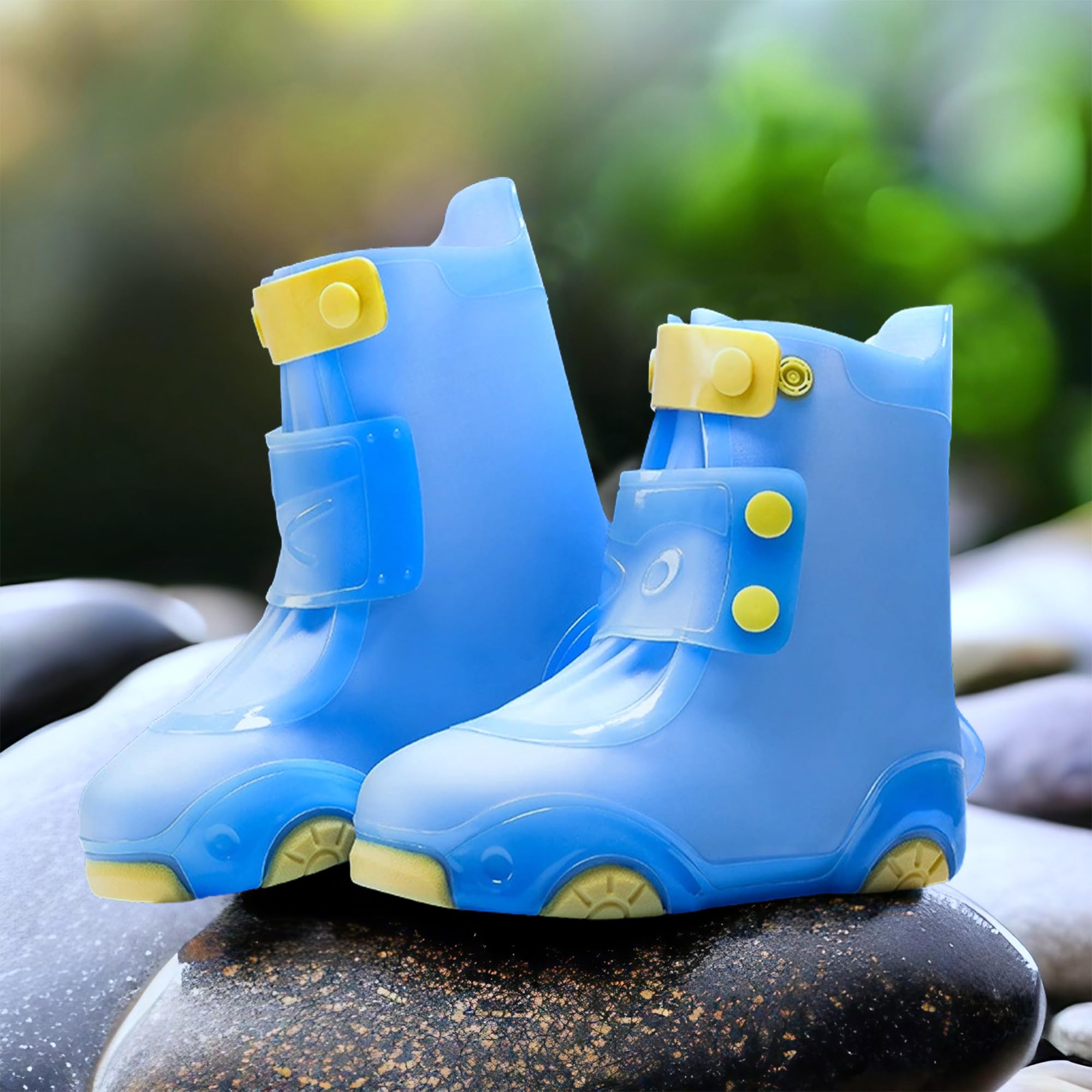 Waterproof Shoe Covers Boys Kids Waterproof Shoe Covers - Reusable PVC ...