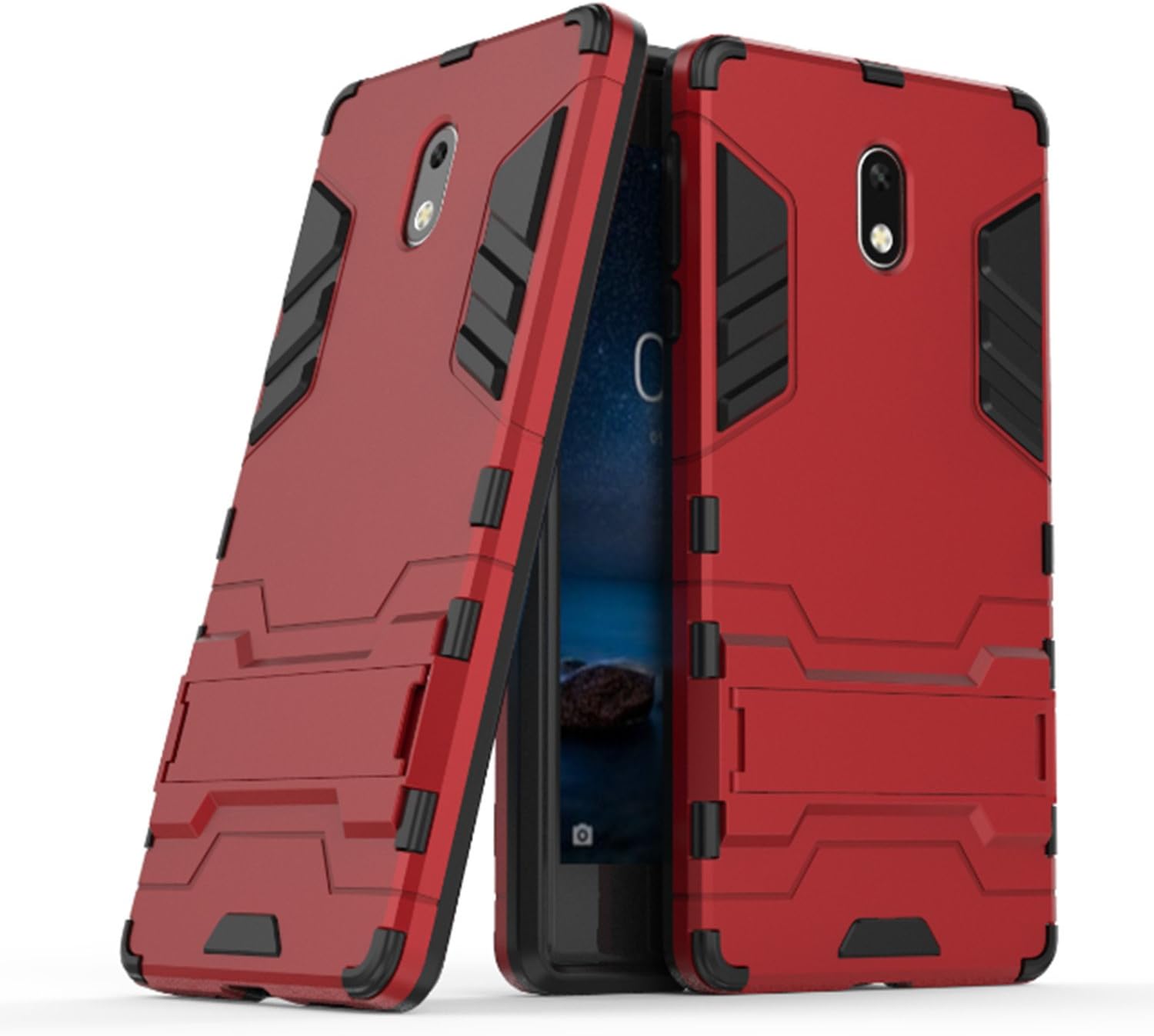 Amazon.com: Nokia 3 Case - Heavy Duty Shock Proof Shield Hard Shell ...