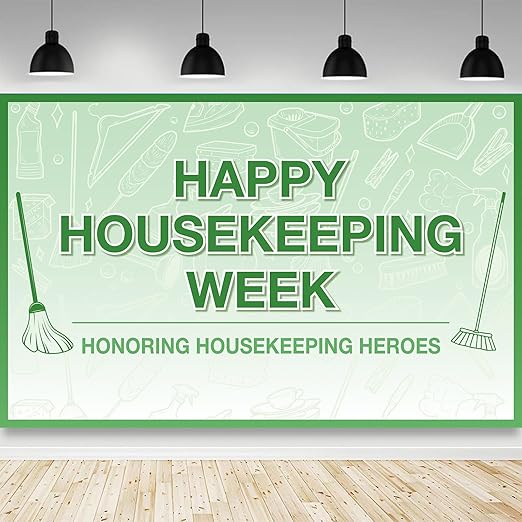 Amazon.com: Happy Housekeeping Week Banner – Housekeeping Week ...