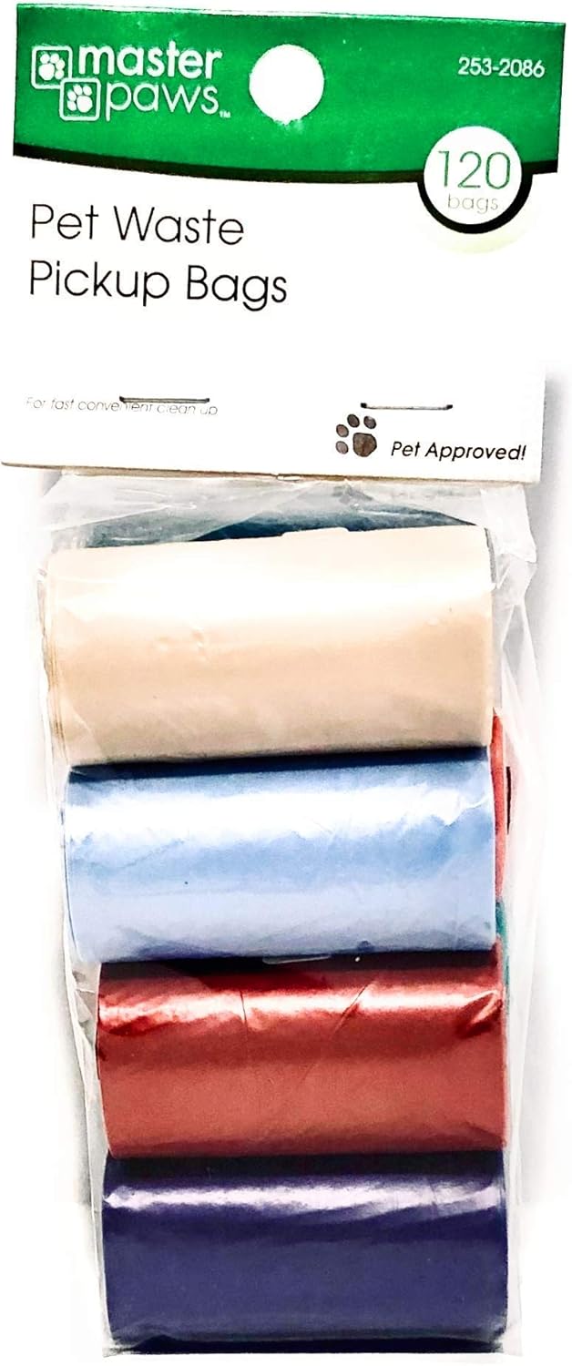 Amazon.com : Master Paws Pet Waste Pickup Bags 120 Count : Pet Supplies