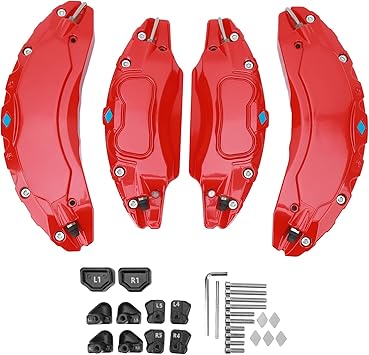 Amazon.com: JOROBURO 4PCS Car Caliper Cover, Protector Cover Brake ...