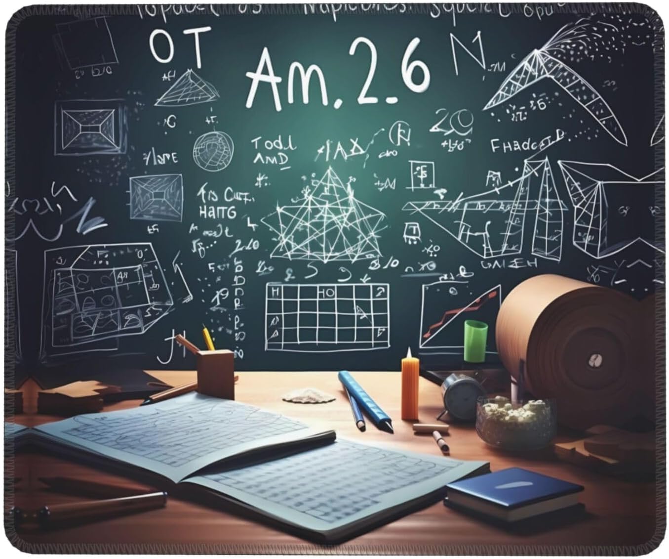 Amazon.com: Formulas Shapes Theory Math Lesson Word Premium Ergonomic ...