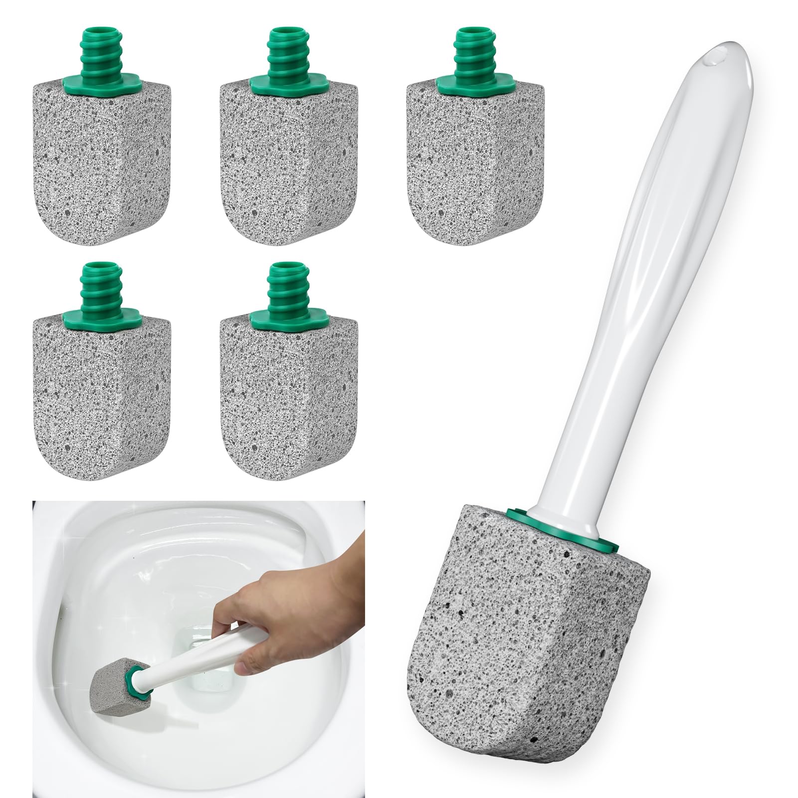 Amazon.com: Enjunway Pumice Stone Toilet Bowl Cleaner,Bathroom Cleaner ...