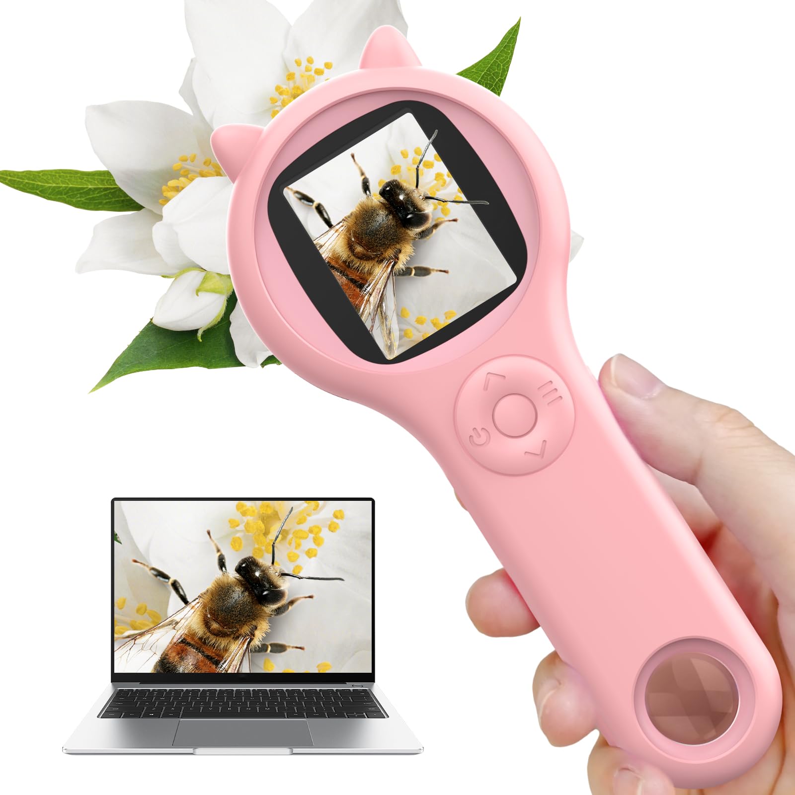 Kids Microscope-Handheld Digital Pocket Mini Microscope -,Educational ...