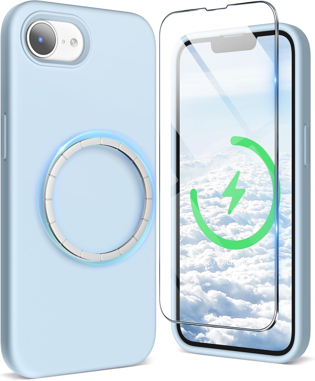 Amazon.com: SURPHY for iPhone 16e Case Compatible with MagSafe (2025, 6 ...