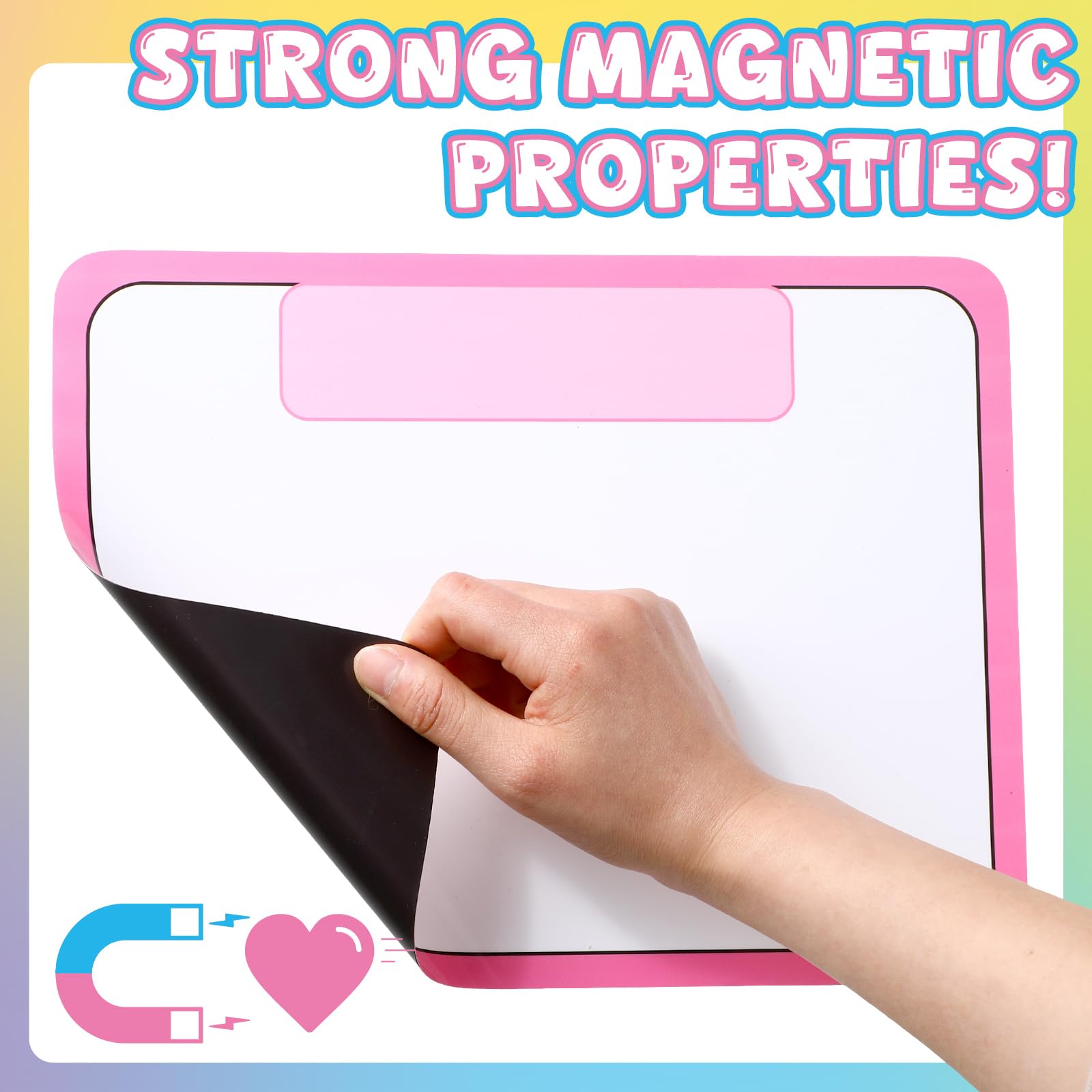 Snapklik.com : 7 Pcs Magnetic Write Wipe Organization Chart Magnetic ...