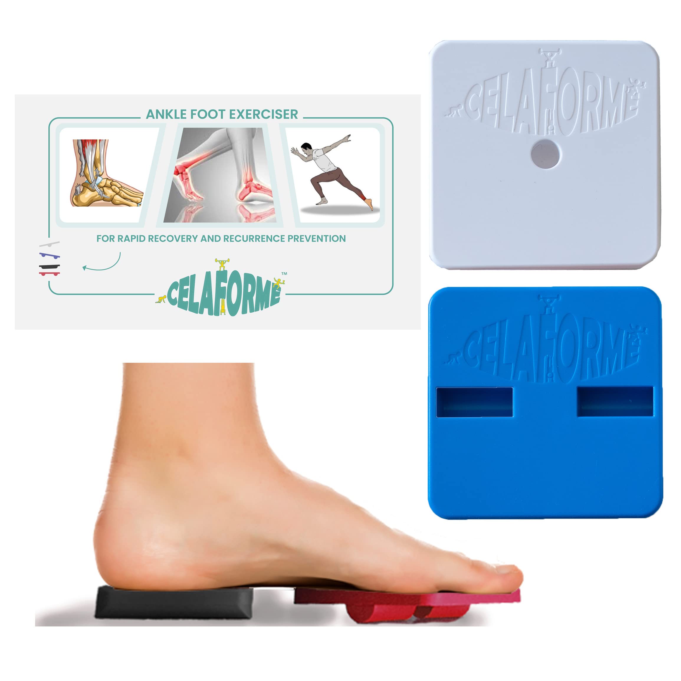 Snapklik.com : Ankle Foot Exerciser 4 Single Leg Balance Boards For ...