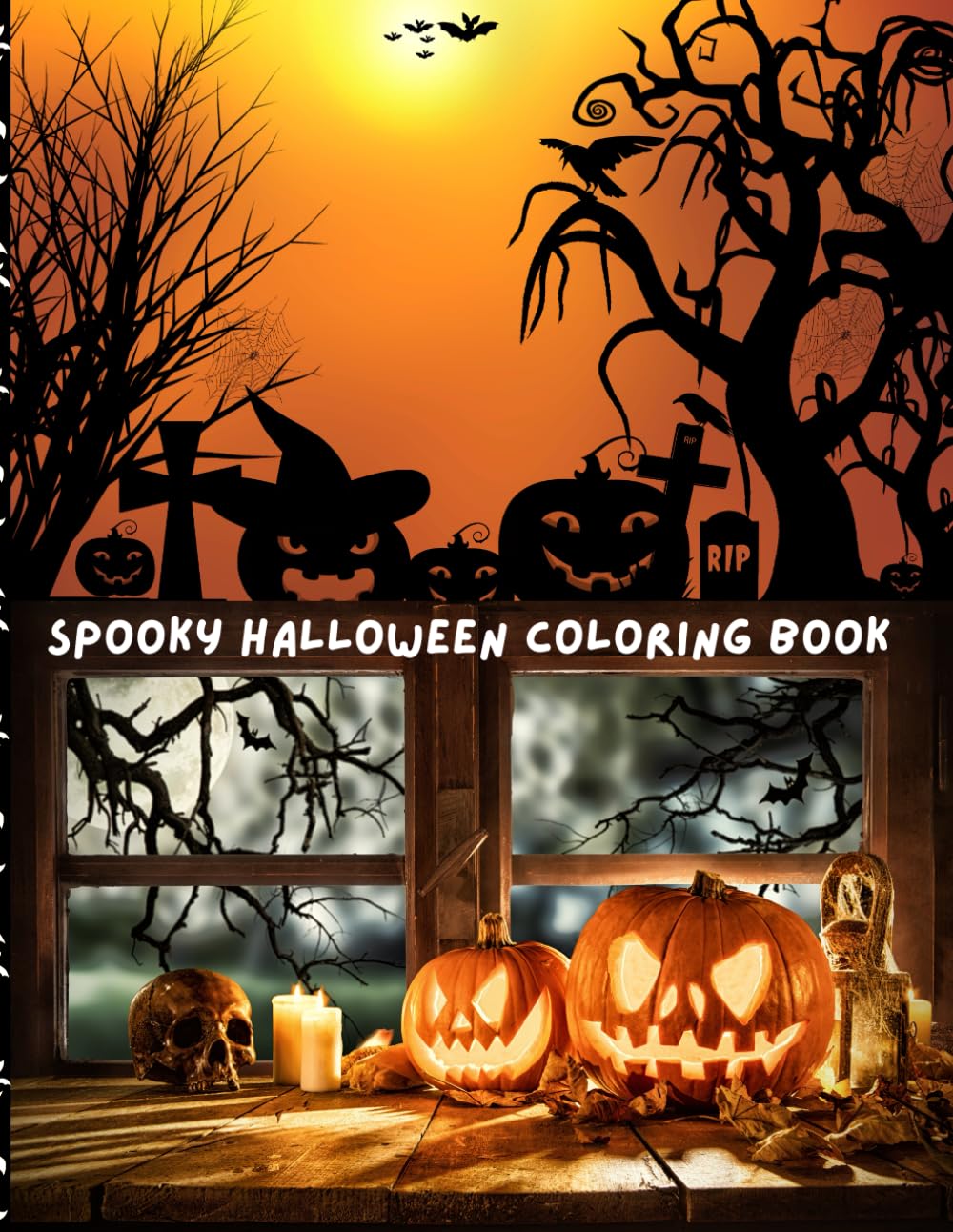 Amazon.com: Spooky Halloween Coloring Book: Spooky Fun Pages for Teens ...