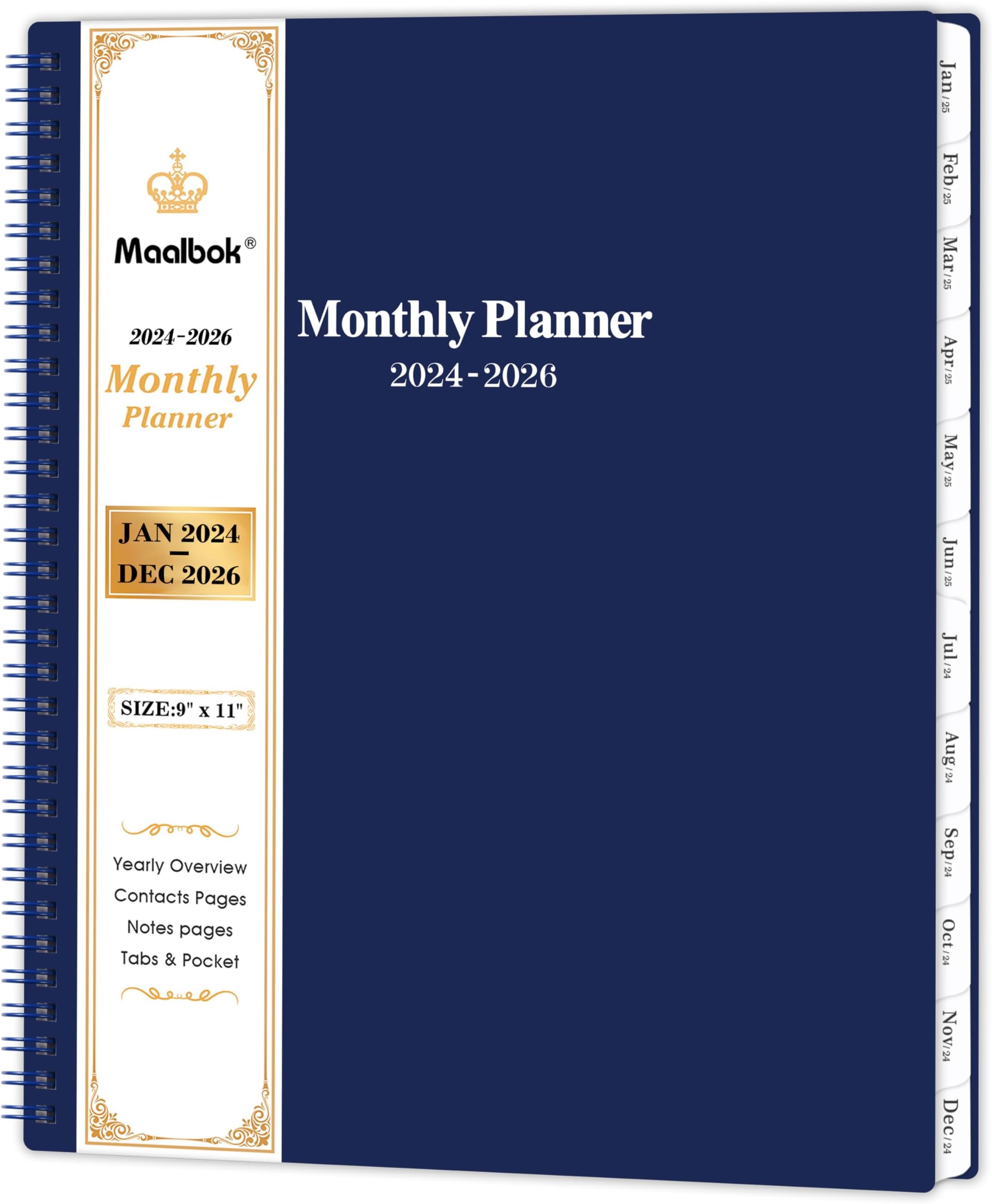 Amazon.com : Ymumuda 2024-2026 Monthly Planner - 2 Year Monthly Planner ...