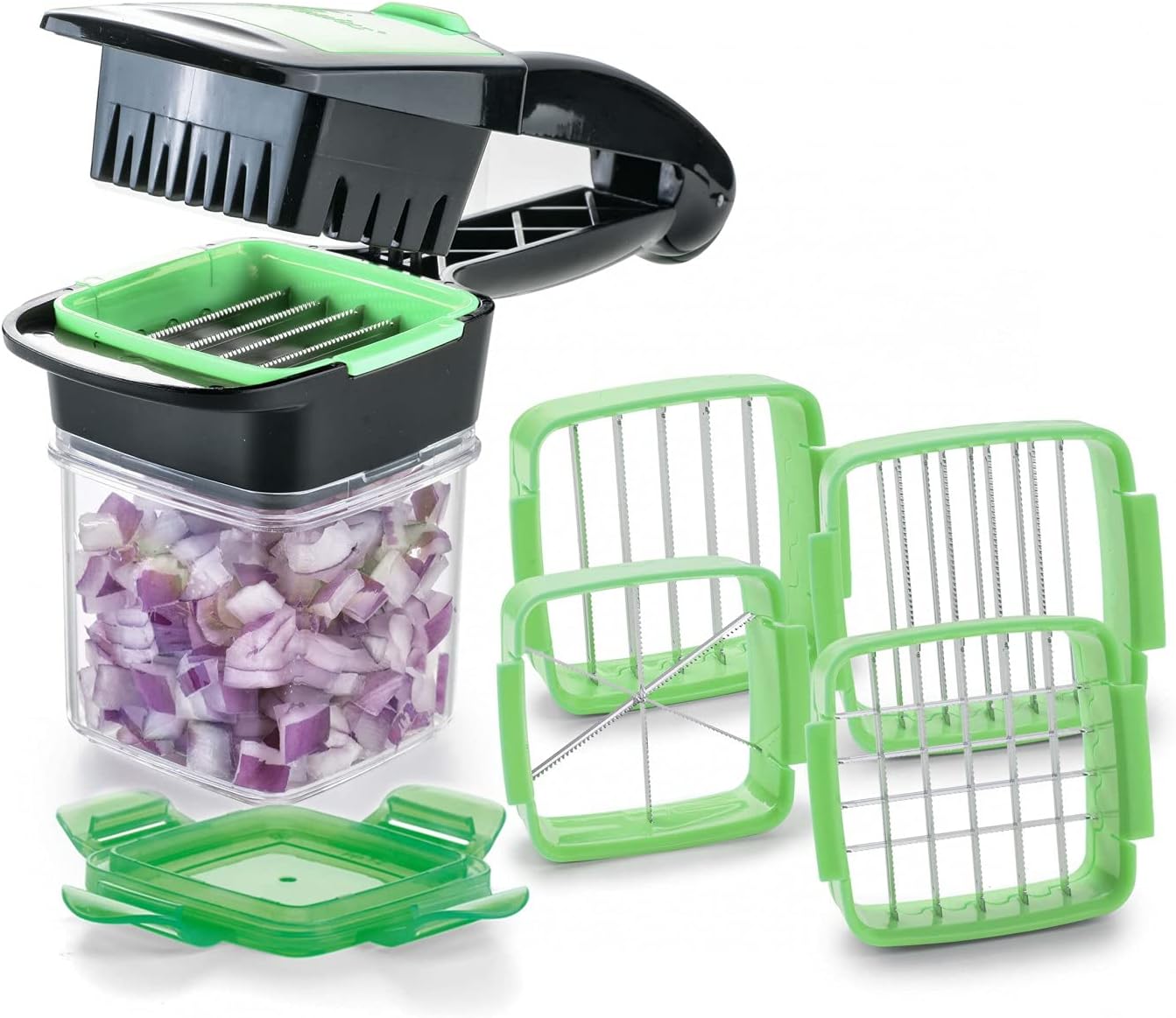 Genius Nicer Dicer Quick – Coupe-légumes – Trancheuse – Trancheuse d ...
