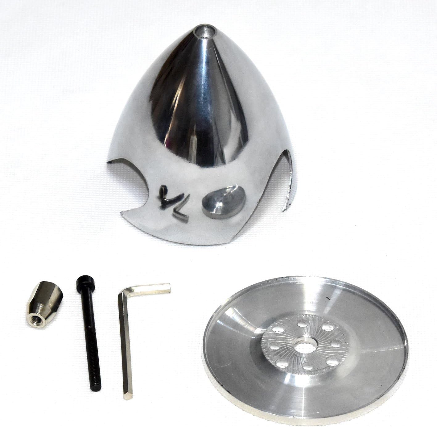Amazon.com: 3-Blade Aluminum Spinner 102mm 4in CNC Alloy for RC Gas ...