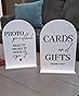 Amazon.com: KOSKIMER 2pcs Acrylic Wedding Signs for Ceremony and ...