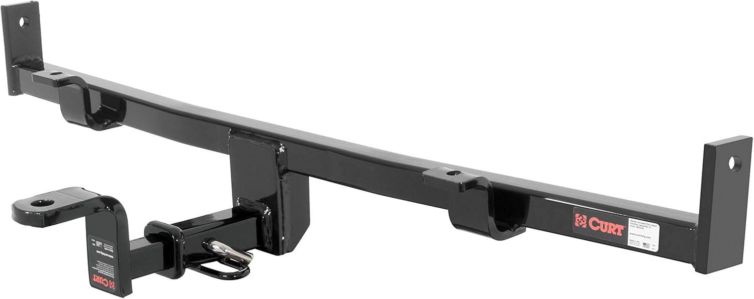 Amazon.com: CURT 112243 Class 1 Trailer Hitch with Ball Mount, 1-1/4-In ...