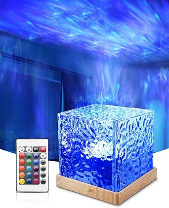 ZUUKOO LIGHT Northern Lights Ocean Lamp, 16 Color Ocean Projector with ...