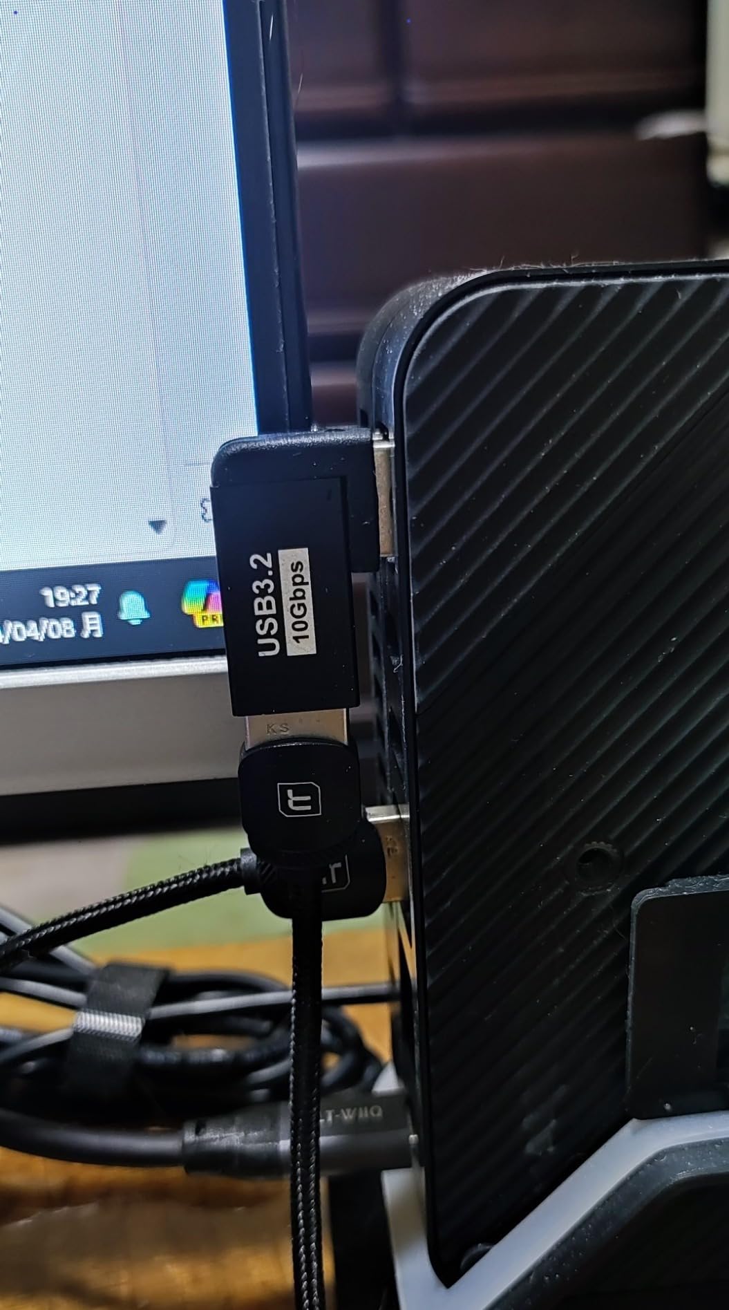 Amazon.co.jp: USB 3.0 アダプタ L型 90度 直角 方向変換アダプター オス×メス 高速 10bps pe A USB ...