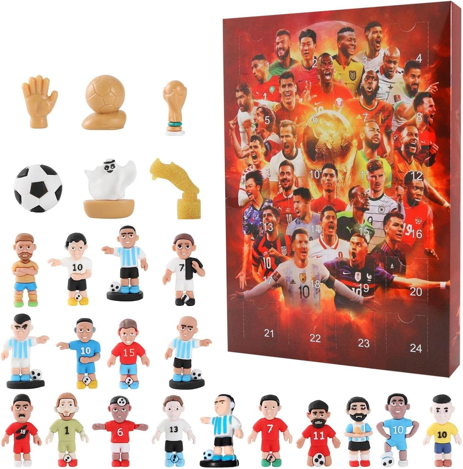 Football Advent Calendar 2024 for Kids-24 Days Christmas Countdown ...