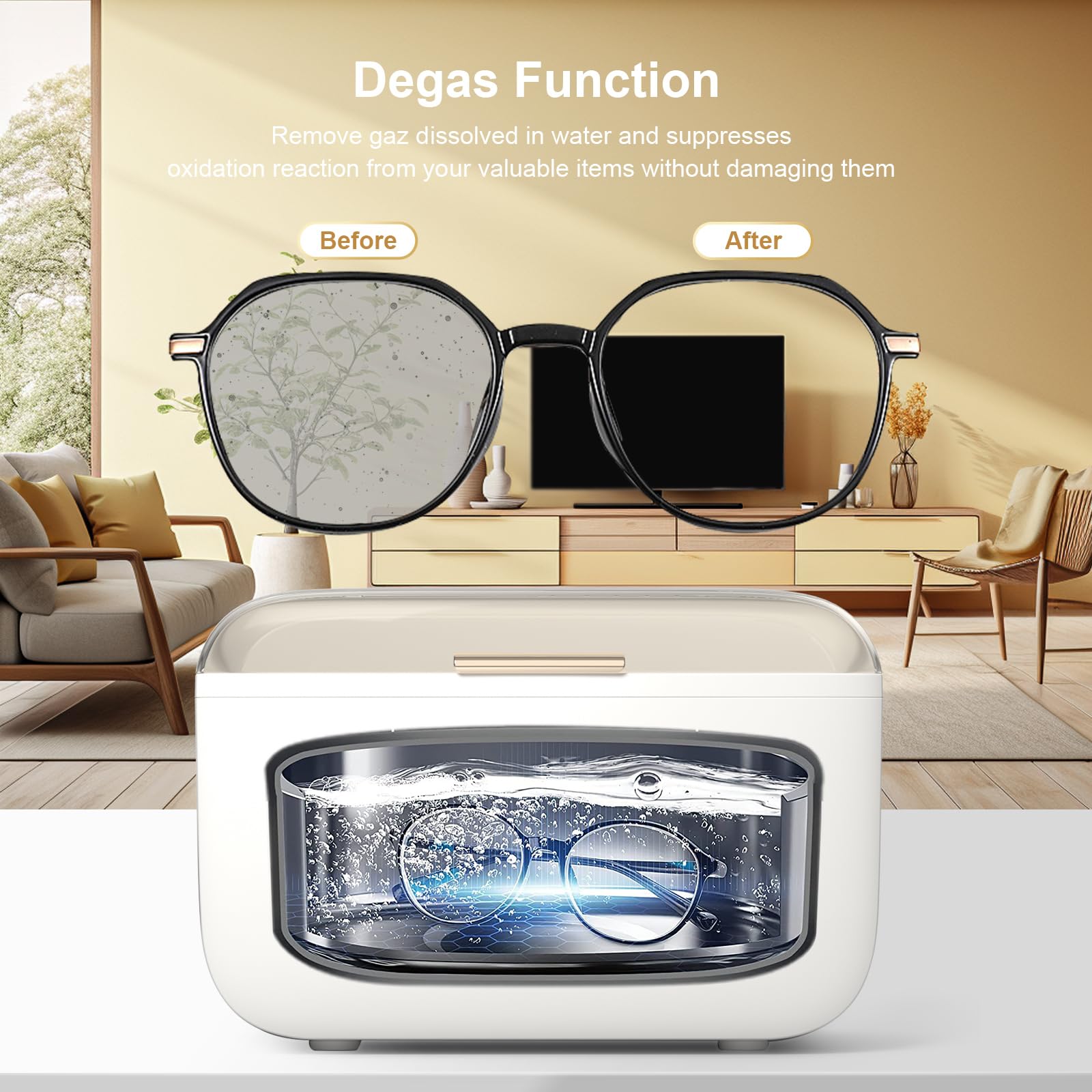 Snapklik.com : Jewelry Cleaner Ultrasonic Machine, Aocktobar Ultrasonic ...