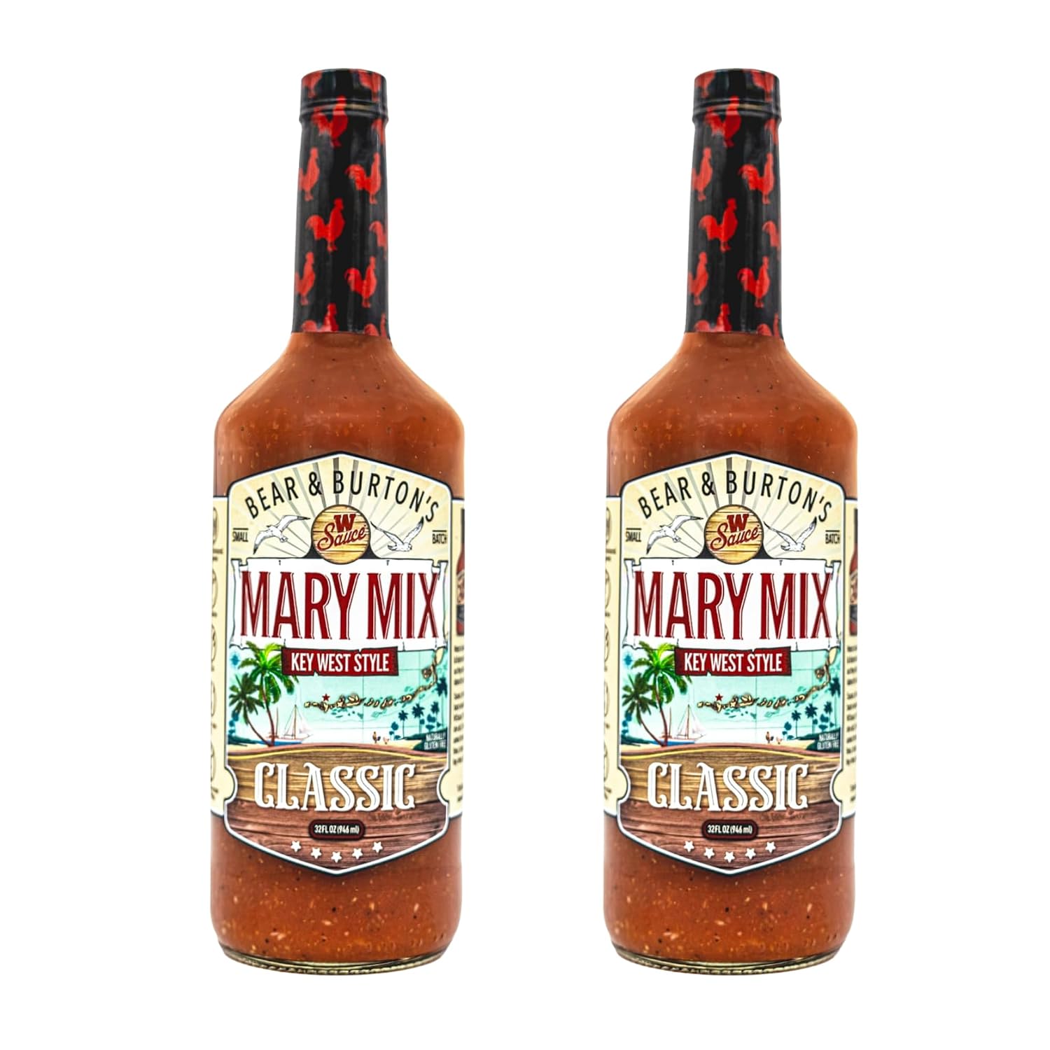 Amazon.com : Bear & Burton’s Key West Style Mary Mix | Best Bloody Mary ...
