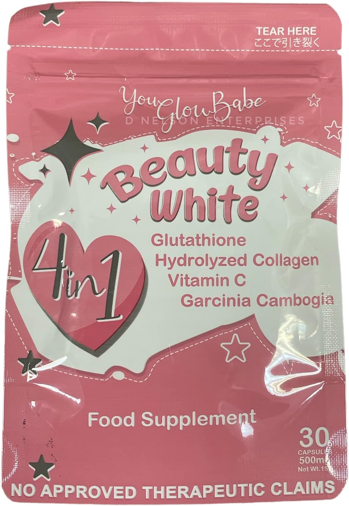 Amazon.com: You Glow Babe Beauty White 4 in 1 Glutathione Food ...