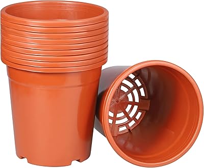 Amazon.com: 4 inch Net Pots for Hydroponics 20 Packs with Plant Lable ...