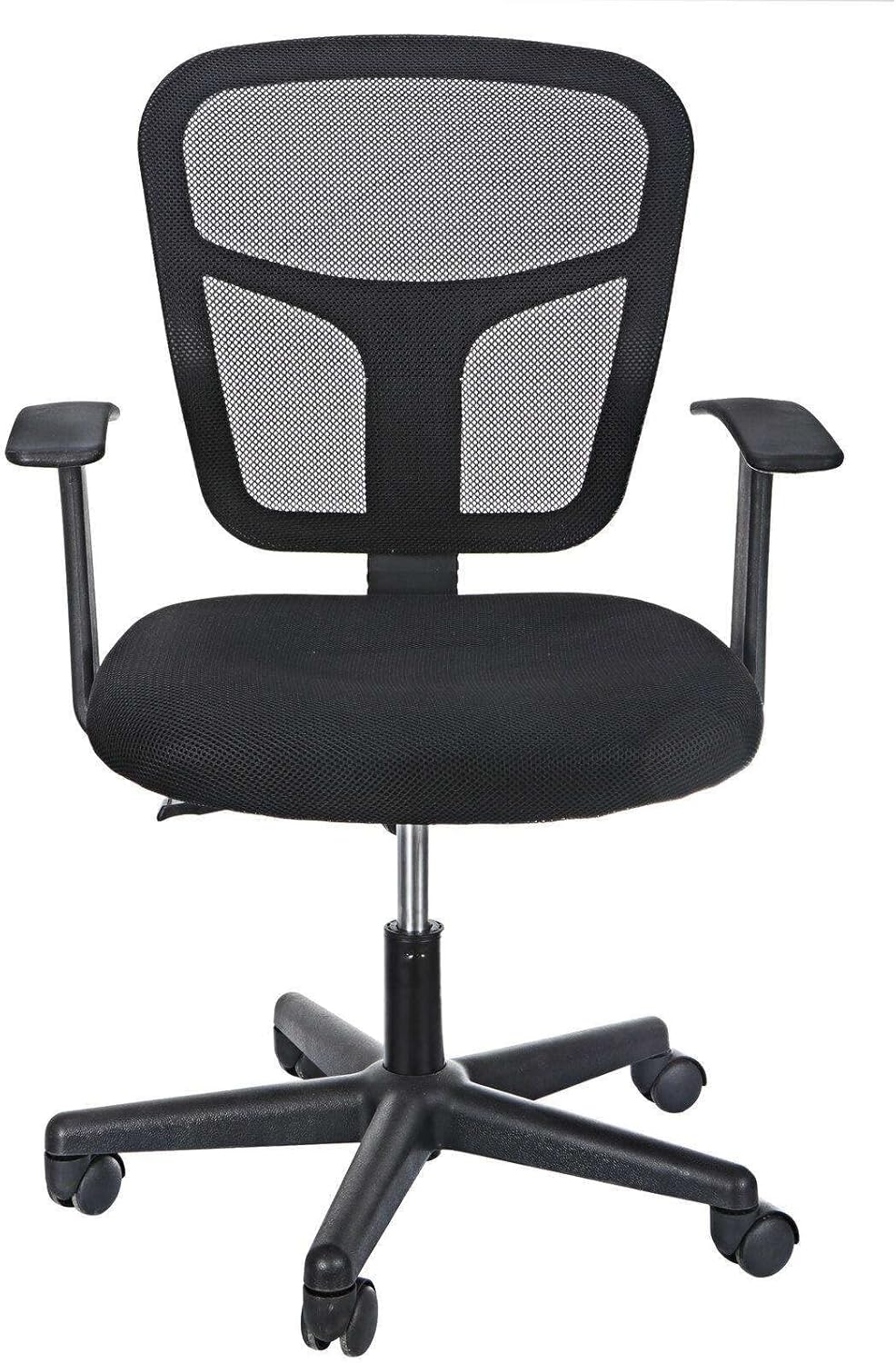 Amazon.com: NJSV Swivel Mid Back Computer Office Desk Mesh Chair Heavy ...