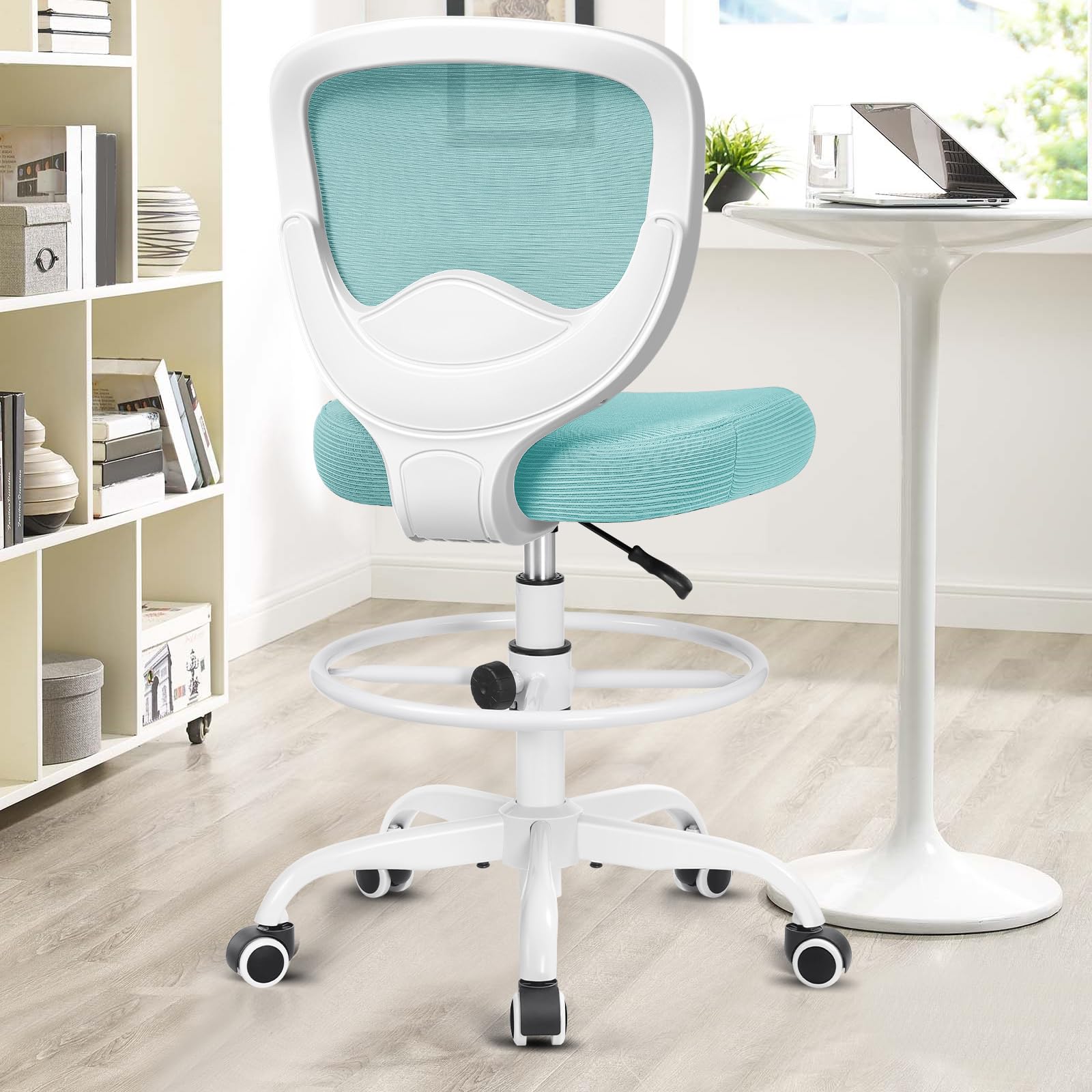 Snapklik.com : Razzor Drafting Chair Tall Office Chair For Standing ...