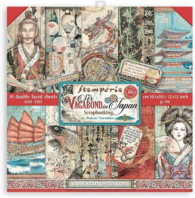 Stamperia Decoupage Papier Block mit Muster für Scrapbooks, Alben ...