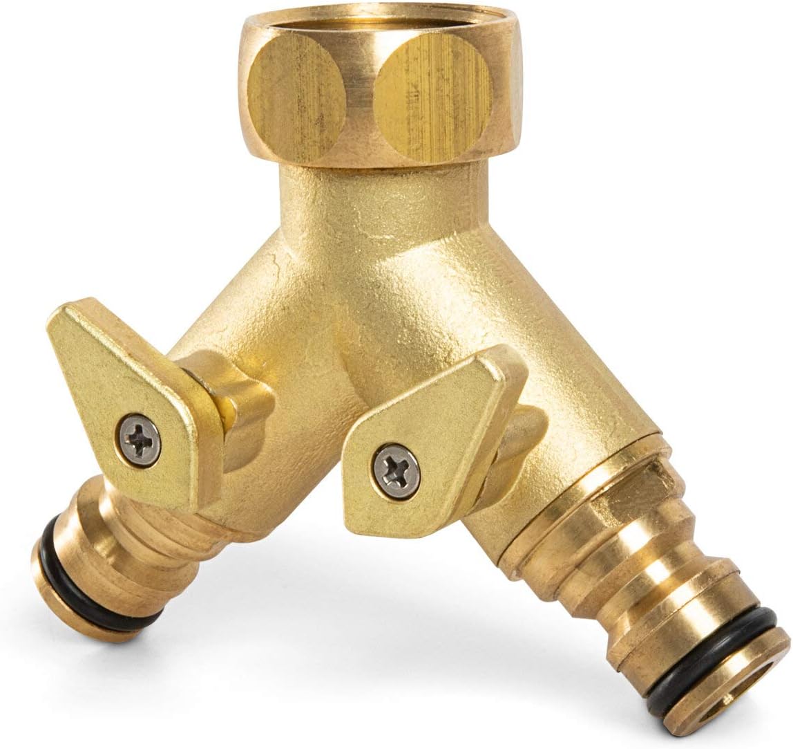 Amazon.com : REHAU Brass Dual Tap Connector, 3/4 inch, Male-to-Female ...