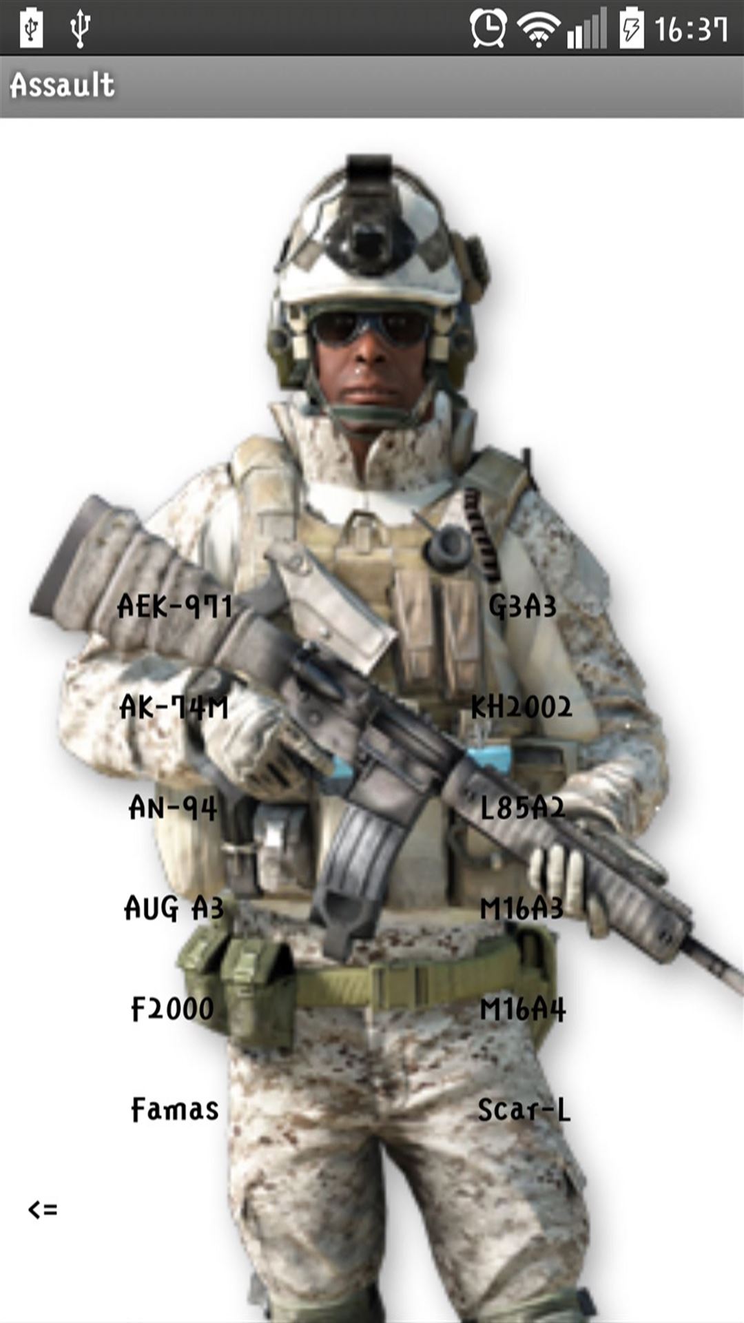 Battlefield 3 Weaphon Stats - Application sur Amazon Appstore