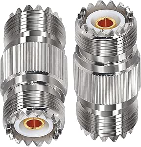 Amazon.com: TUOLNK 2PCS PL259 UHF Coax Adapter Cable Gender Changers, SO239 Coax Connector ...