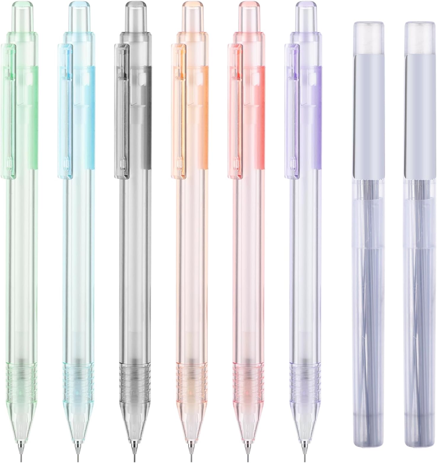 Amazon.com : simarro Cute Mechanical Pencil Set, 6 Pcs Pastel ...