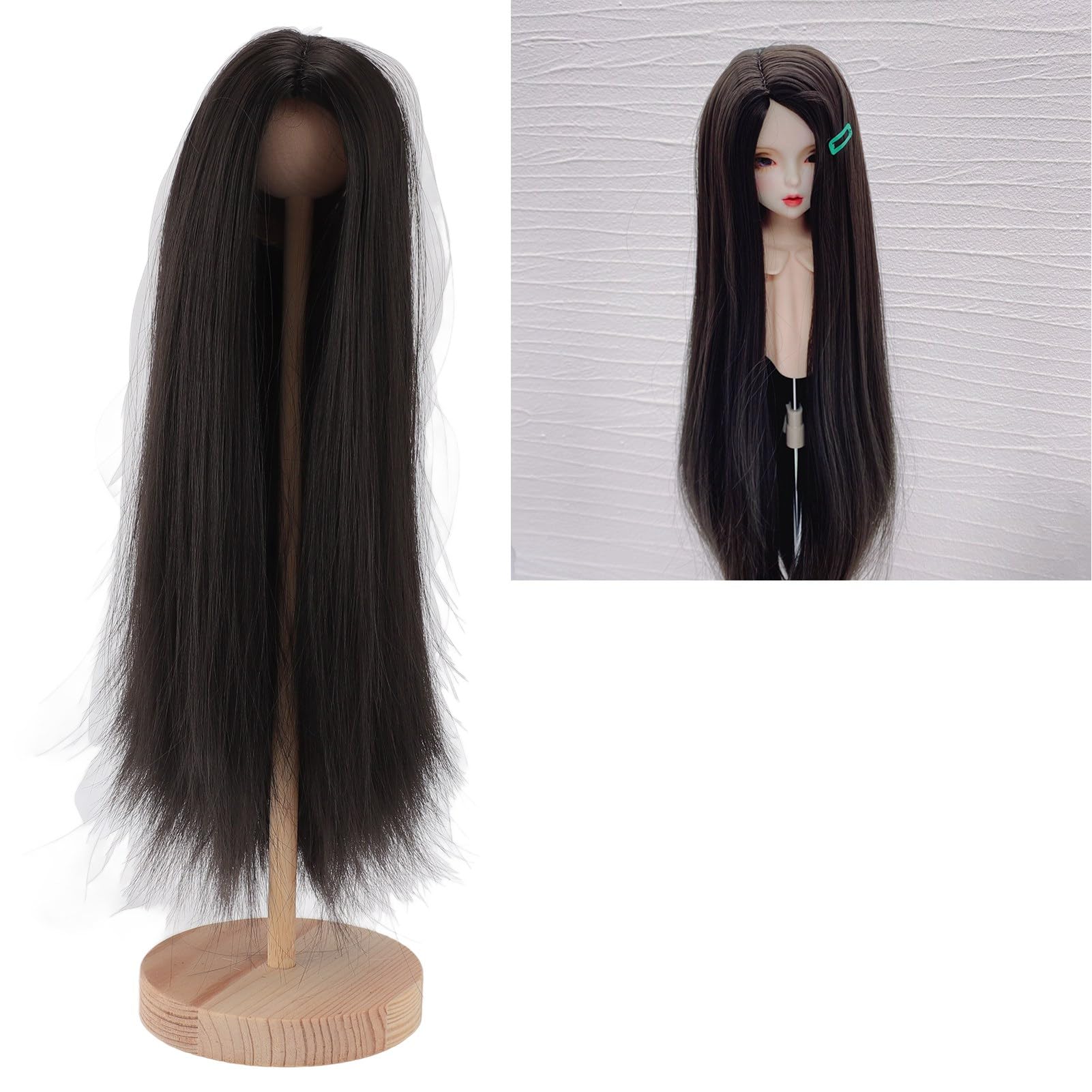 Amazon.com: BJD Doll Hair, Soft and Comfortable High Temperature Silk ...