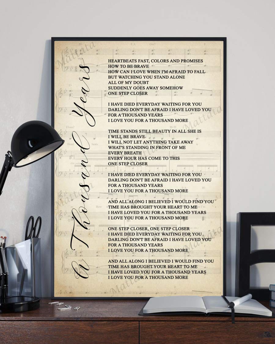 A Thousand Years Lyrics Whole Song