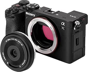 Amazon.co.jp: VILTROX AF 28mm F4.5 FE Chip 超薄型 レンズ ソニー Eマウント フルサイズ パンケーキレンズ, 28mm f/4.5 Eマウント用 ...