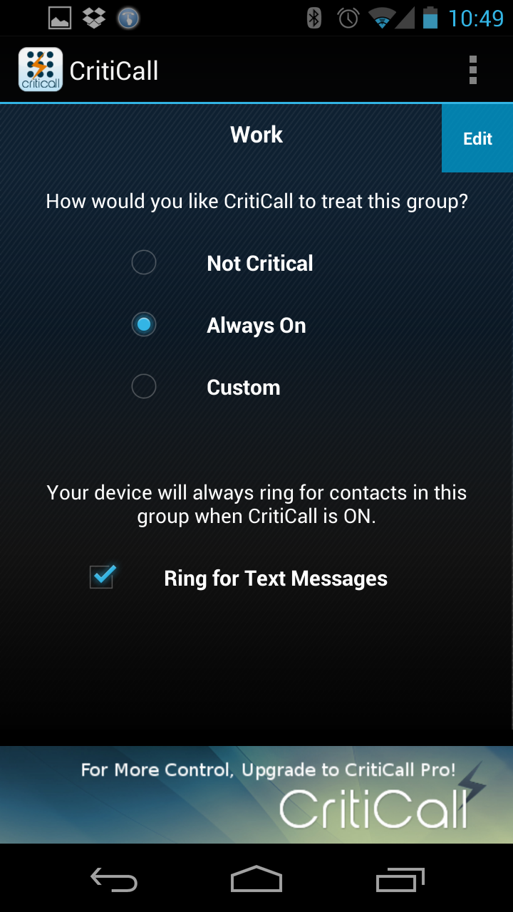 CritiCall - App on the Amazon Appstore
