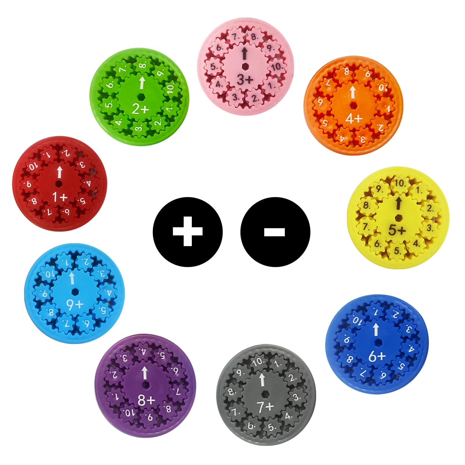 Amazon.com: Math Fidget Spinners, Fun Math Toys - Helps Learn Math ...