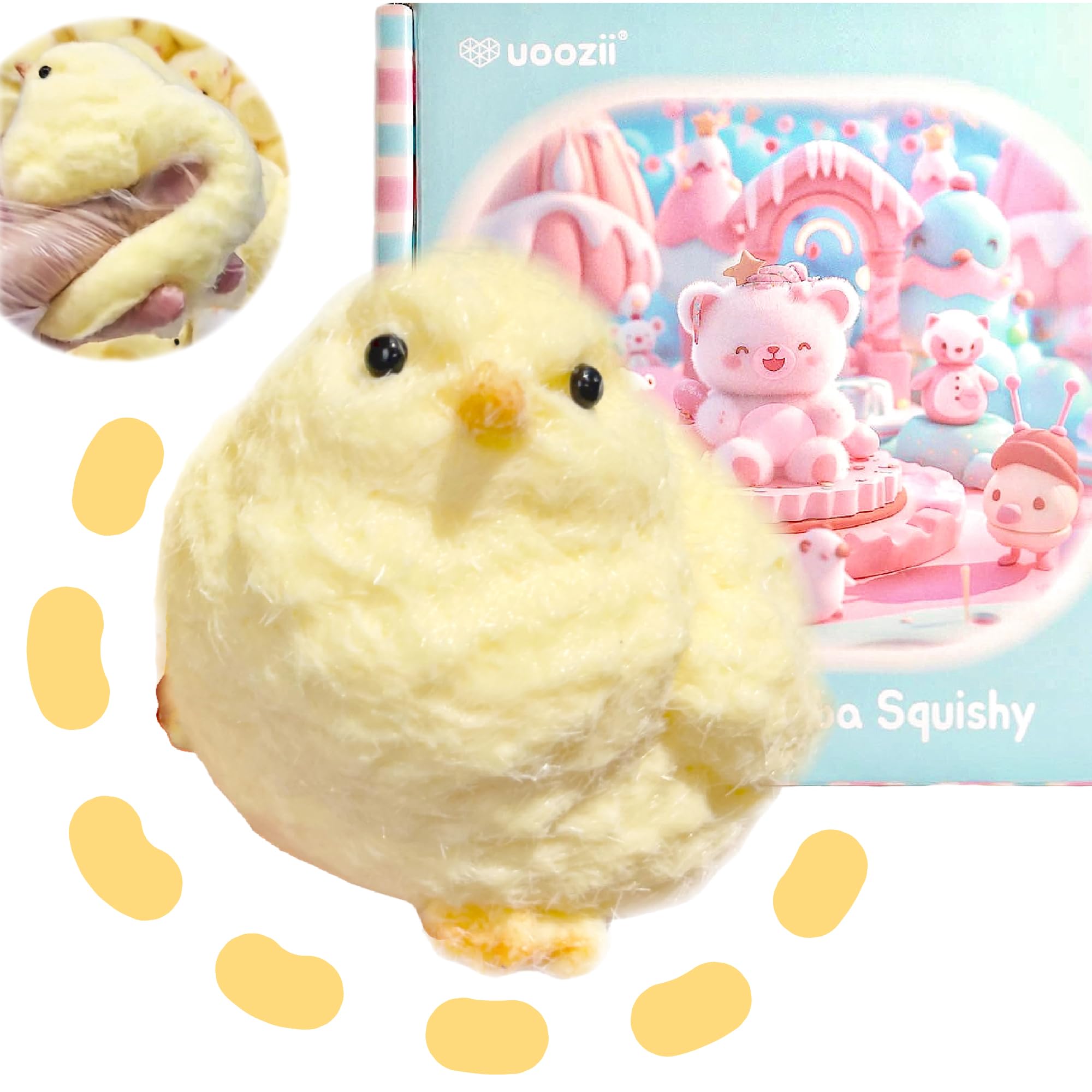 Amazon.com: Handmade Chick Taba Squishy Toys Ultra Soft Squishy Fidget ...