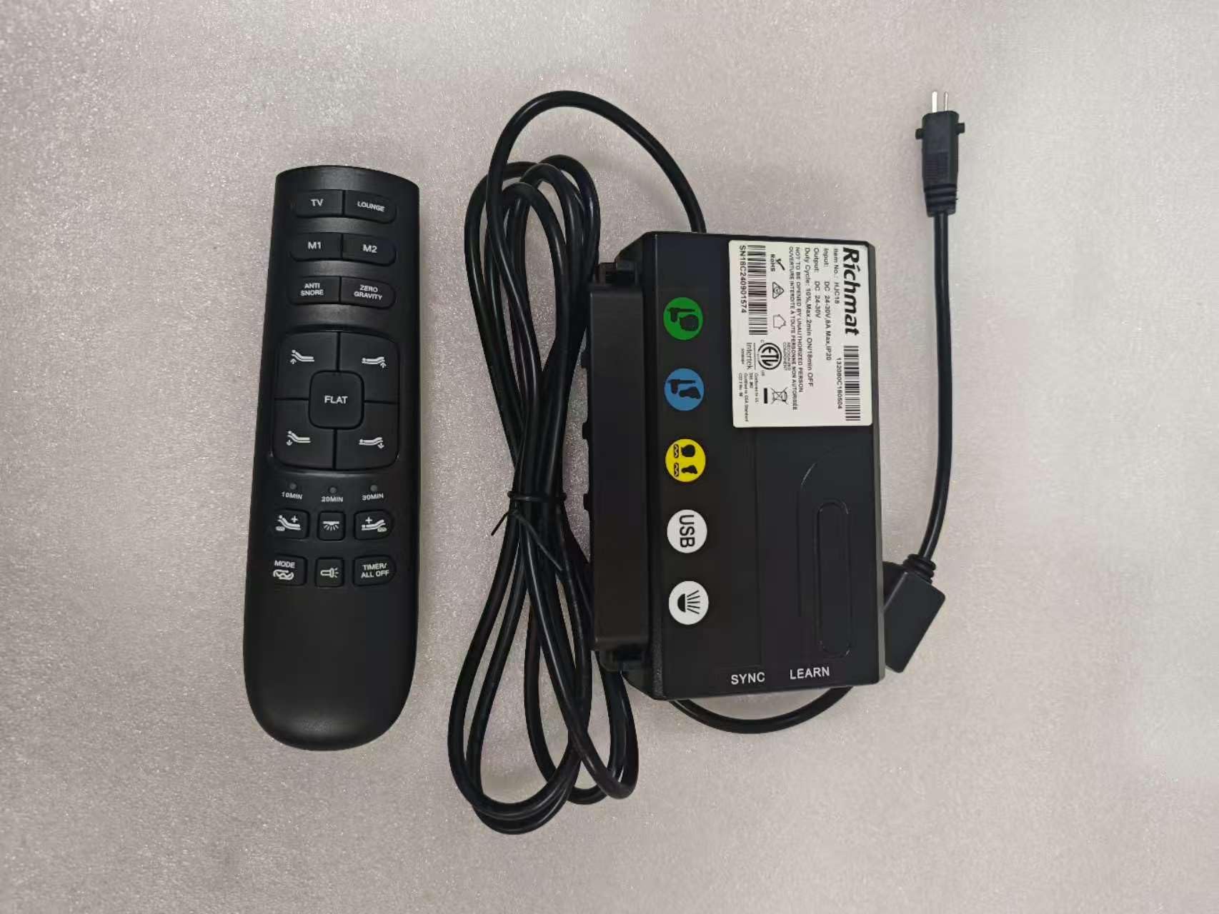 Amazon.com: Ecdtrans Adjustable Bed Remote for Richmat HJH109 Bed ...