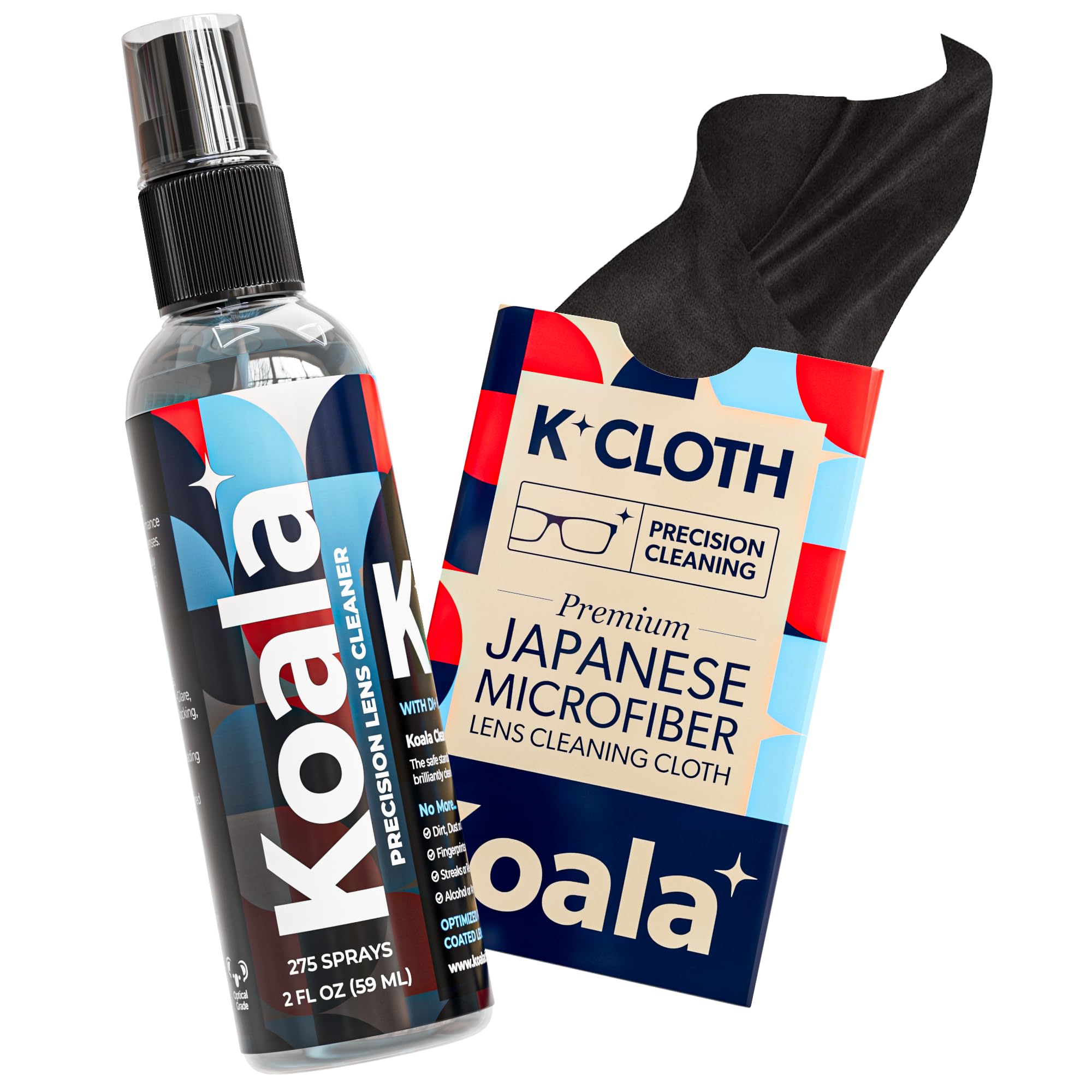 Amazon.com: Koala Eyeglass Lens Cleaner Spray Kit | (1x) Glasses ...