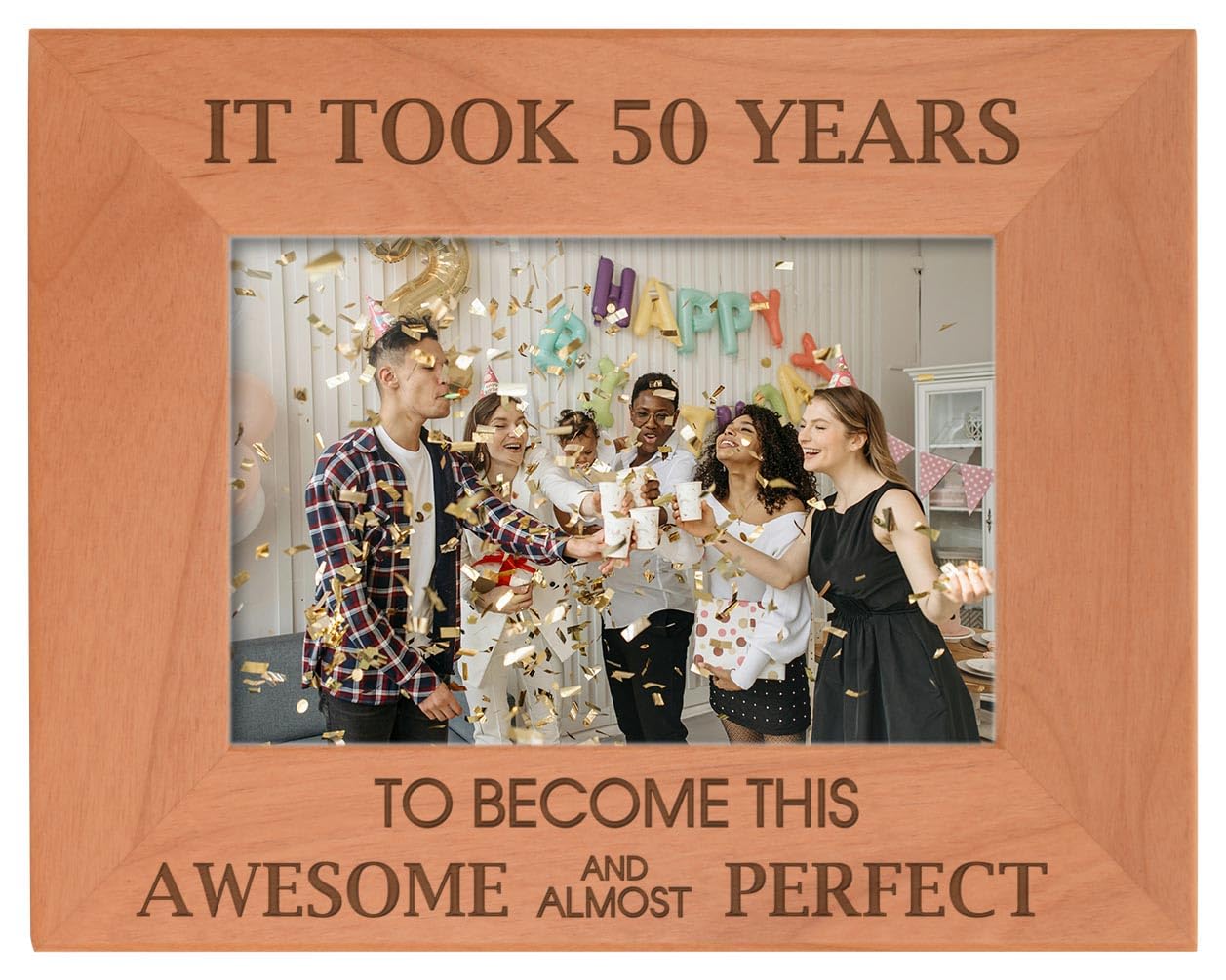 Amazon.com - 50th Birthday Gift It Took 50 Years Awesome Natural Wood ...